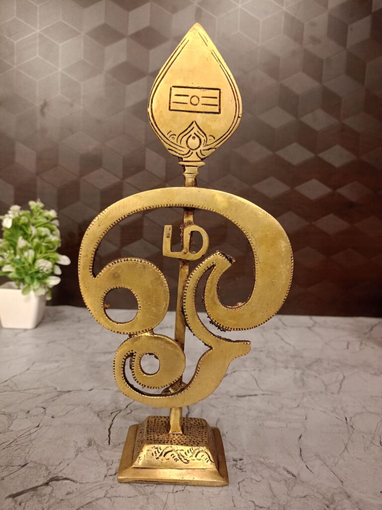 Brass Om Vel- 10" - Brass God Idols VgoCart Coimbatore