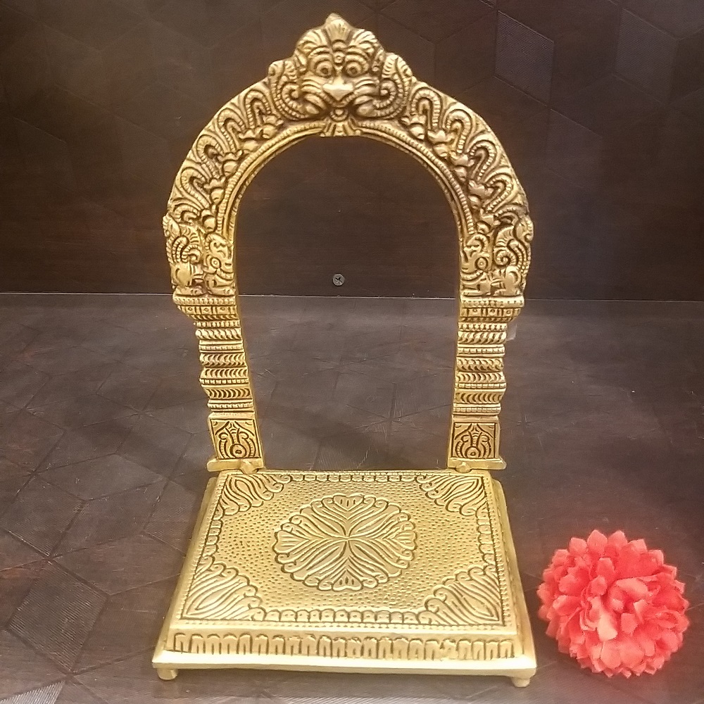 Brass Thiruvachi with Floral Design- RM004 - Brass God Idols VgoCart ...