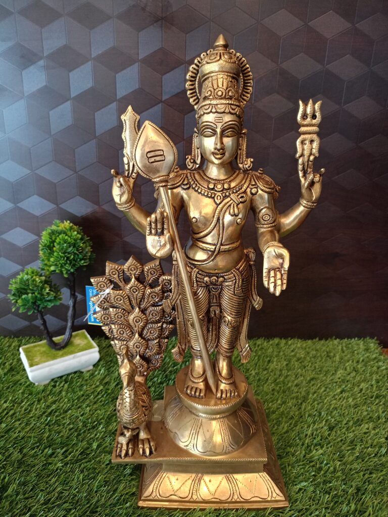 Murugan Statues, Brass God Idols, Gifts Coimbatore, India