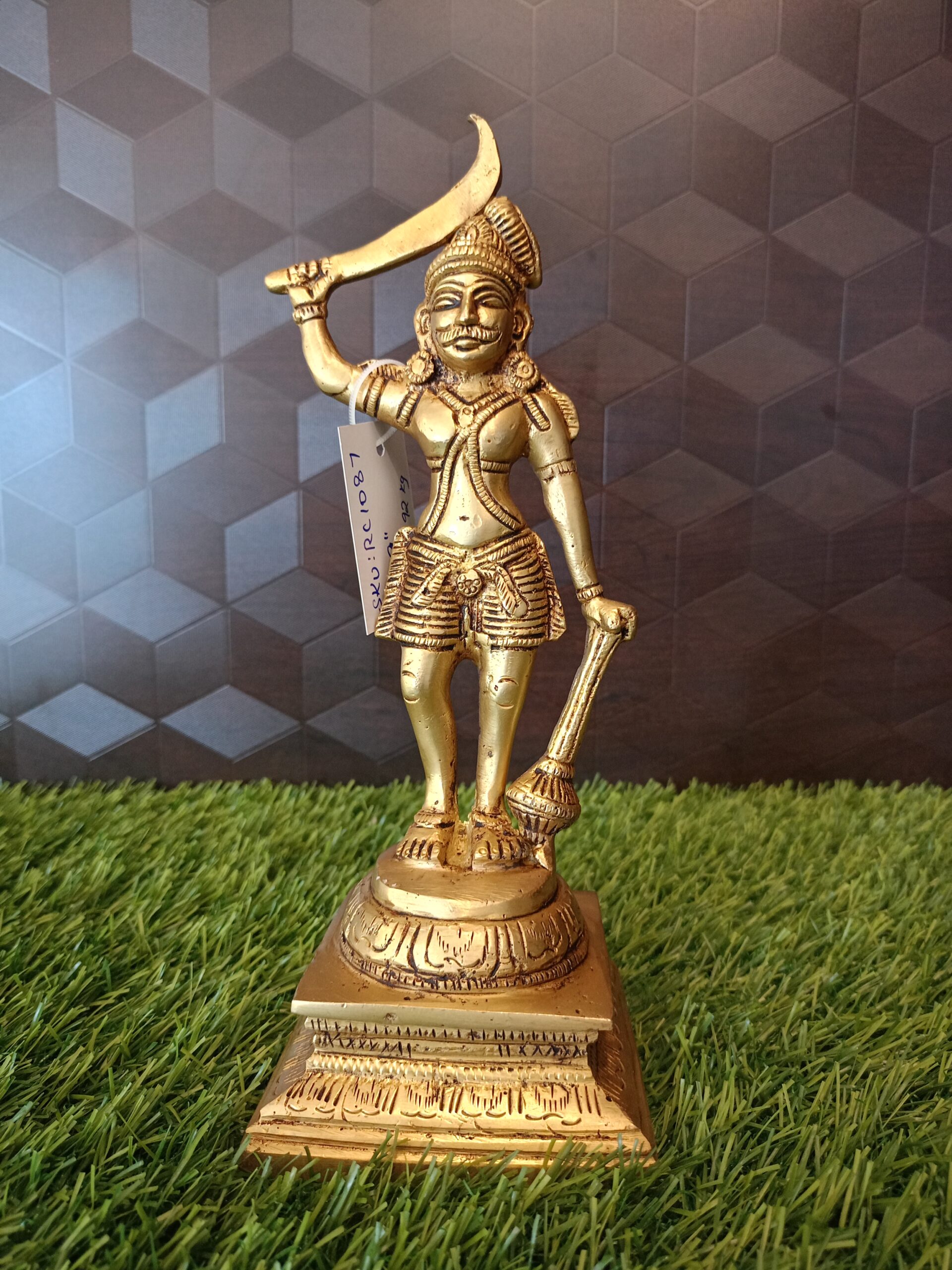 Brass Karuparayan Big Idol 9'' - Brass God Idols VgoCart Coimbatore