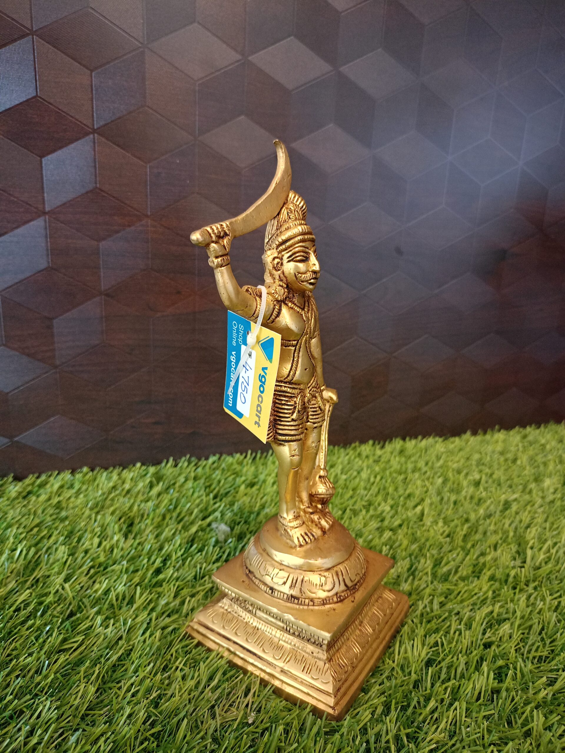 Brass Karuparayan Big Idol 9'' - Brass God Idols VgoCart Coimbatore