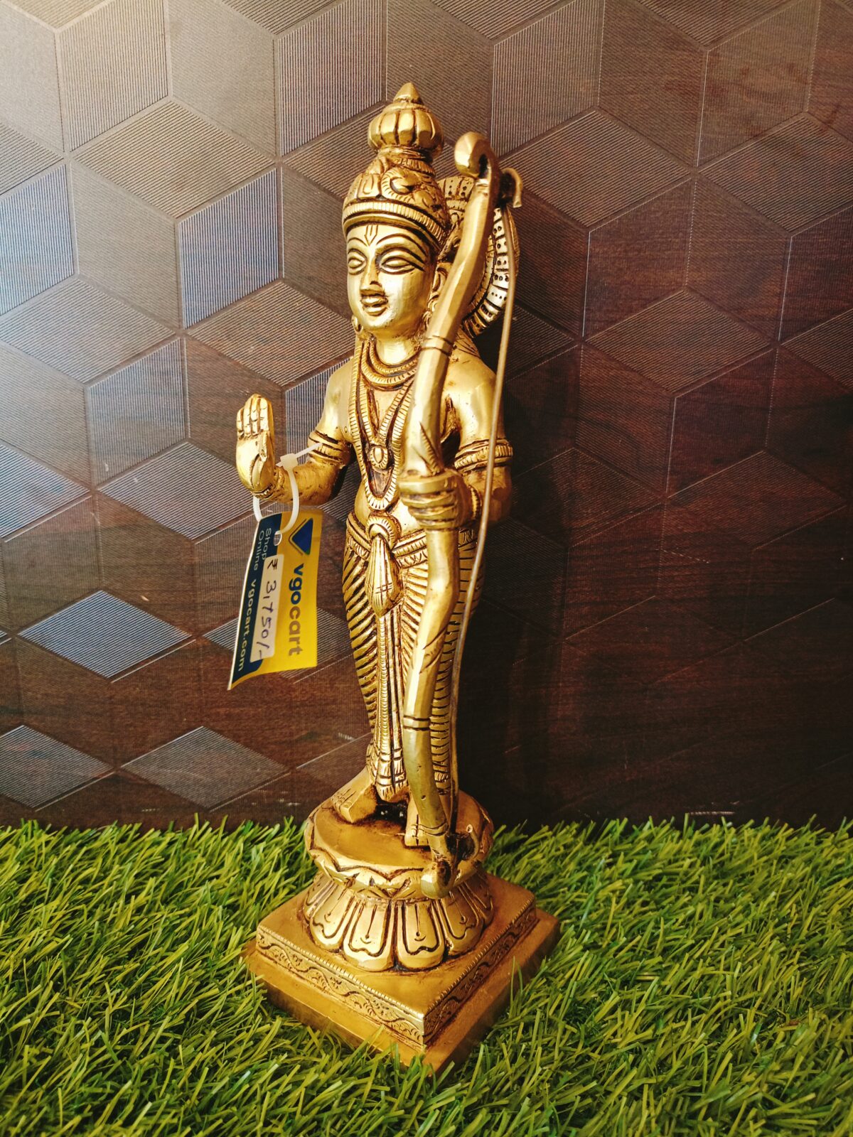 Buy Brass Lord Ramar Idol 10" - Brass God Idols VgoCart Coimbatore