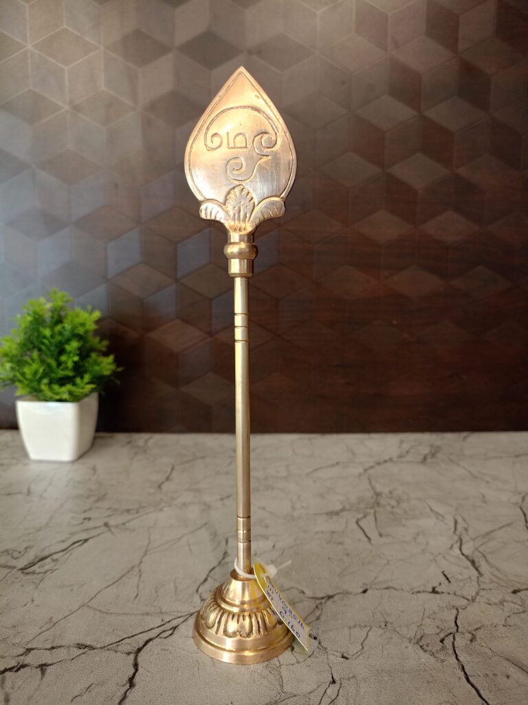 Brass Vel 9" - Brass God Idols VgoCart Coimbatore