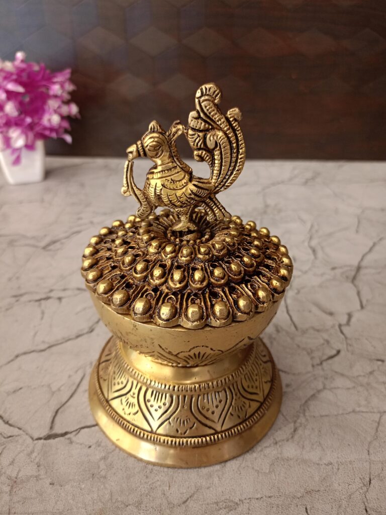 Brass Annam Doop Holder For Pooja 6" - Brass God Idols VgoCart Coimbatore