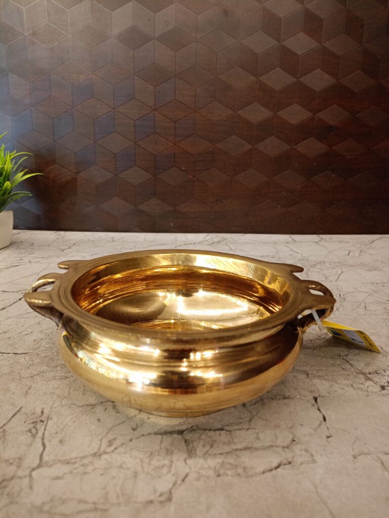 Brass Plain Small Uruli / Home Decor And Golden Finish 2.5" - Brass God ...